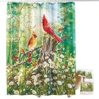 Cardinal Garden Shower Curtain by Dona Gelsinger - Bed Bath & Beyond ...