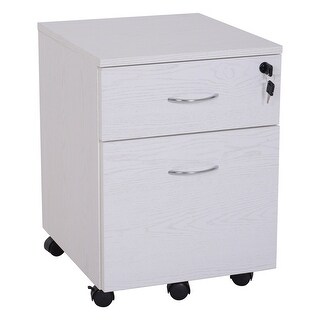 Keribea 2-Drawer File Cabinet Office Drawers with Keys - Bed Bath ...