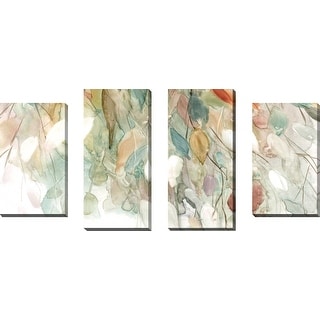 "Rainy Cascade I" by Carol Robinson Print on Canvas Set of 4 - Bed Bath ...