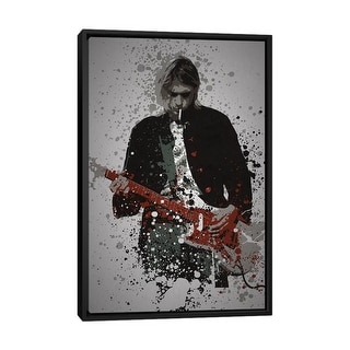 iCanvas "Kurt Cobain" by TM Creative Design Framed Canvas Print - Bed ...
