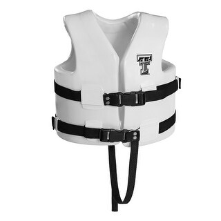 24" White NCAA Texas Tech Child's Small Life Vest - Bed Bath & Beyond ...