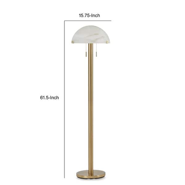 double standard lamp