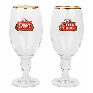Stella Artois Glassware Signature Traditional 2 Pack - Clear - Bed Bath ...
