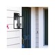 Defong 2-Light 11 Inch Black Outdoor Wall Lantern - Bed Bath & Beyond ...