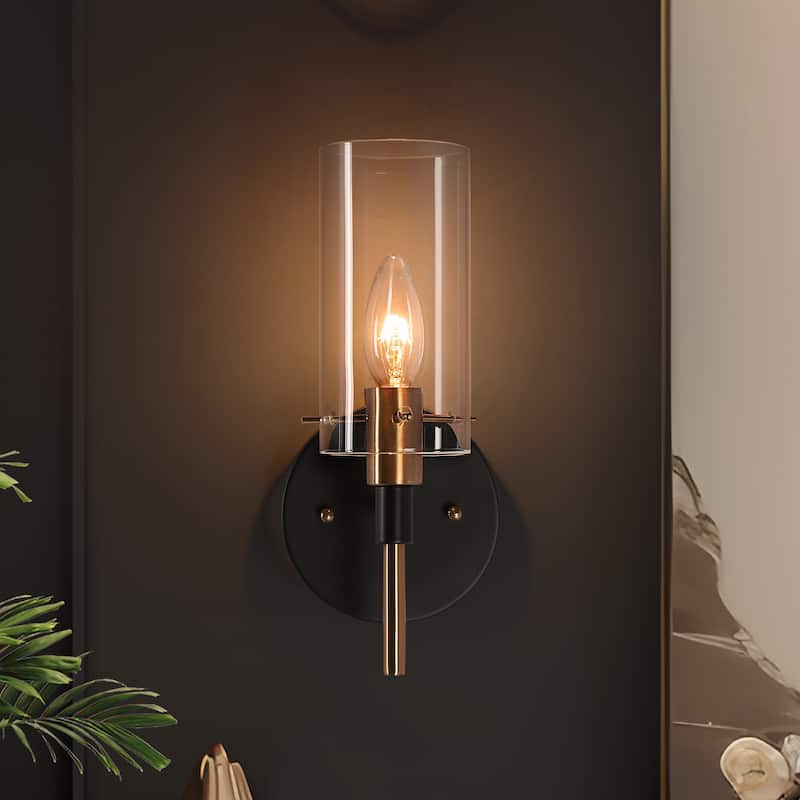 Cylinder, Gold Wall Sconces - Overstock