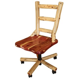 Red Cedar Log - Rolling Office Chair - Bed Bath & Beyond - 34793351