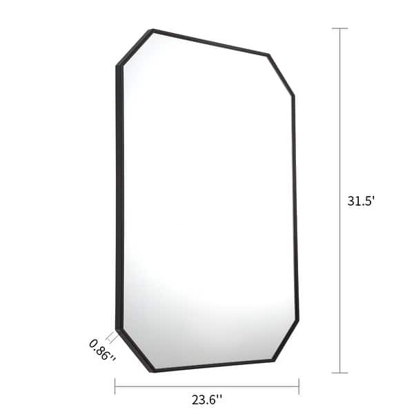 MacLuu Octagon Aluminum Wall Mirror - Bed Bath & Beyond - 36661859