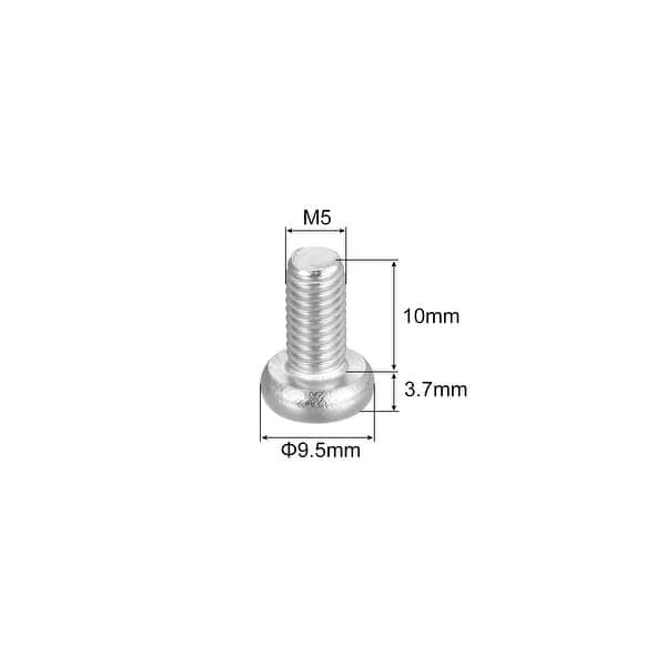 M5x10mm Torx Security Machine Screws, 10pcs 316 Stainless Steel Pan ...