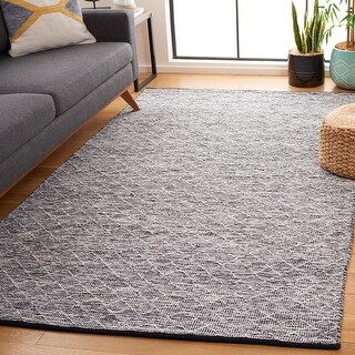 SAFAVIEH Handmade Ebony Fulvia Modern Wool Rug - Bed Bath & Beyond ...