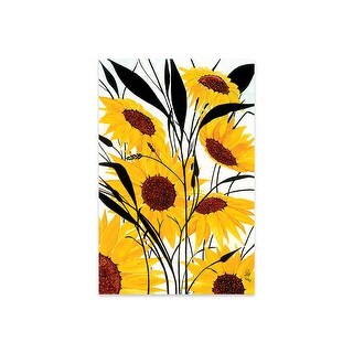 Sunflowers Print On Acrylic Glass by Jan Matthews - Bed Bath & Beyond ...
