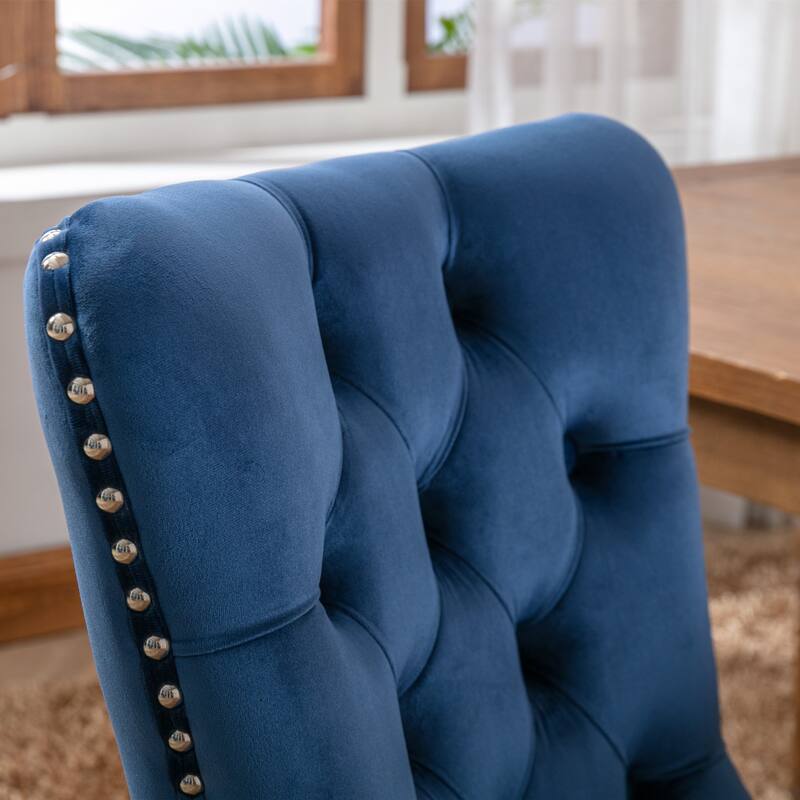 Modern High End Tufted Solid Wood Contemporary Velvet Upholstered