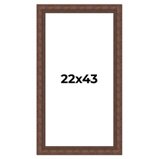 22x43 Frame Pewter Solid Wood Picture Frame Width 1.625 Inches ...