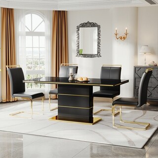 MDF Dining Table,Panel Stainless Steel Polished Gold-plated Bar,Need to ...