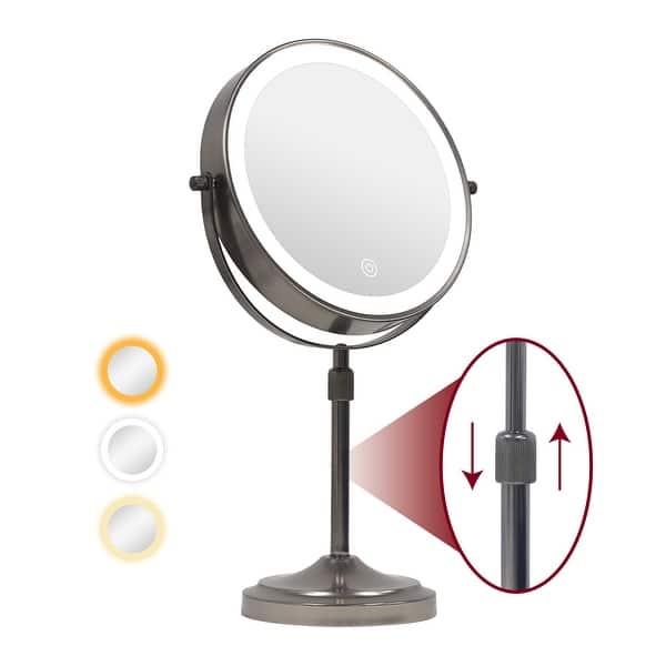 lighted makeup mirror