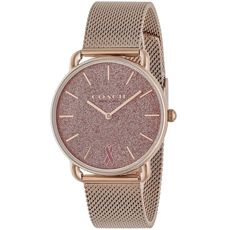 Coach Women's Elliot Pink Dial Watch - 14504212 - 6 (36) - Overstock ...