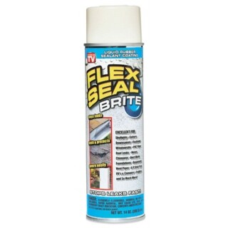 Flex Seal FSB20 Liquid Rubber Sealant Coating, 14 Oz, Brite White - Bed ...