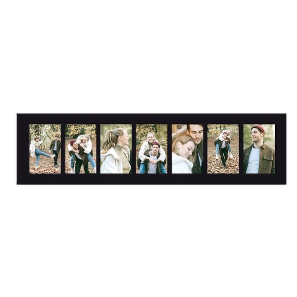 Adeco Black Wood Hanging Divided 4 x 6-inch Photo Frame - Bed Bath ...