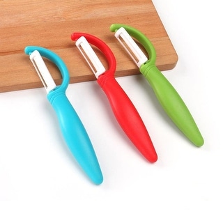 Multi-Peel Straight Peeler Easy Grip Handles Ceramic Cutter for Kitchen ...