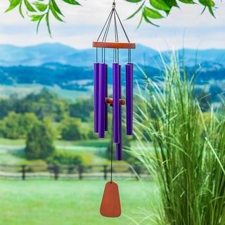 30" H Avria Hand Tuned Wind Chime, Somewhere over the Rainbow - Bed ...