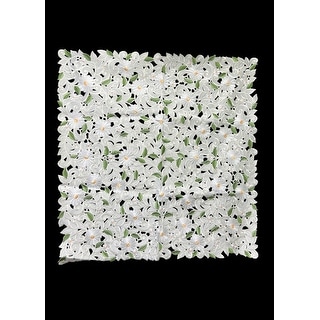 Margarita Embroidered Cutwork Square tablecloth, 36 inch Square Table ...