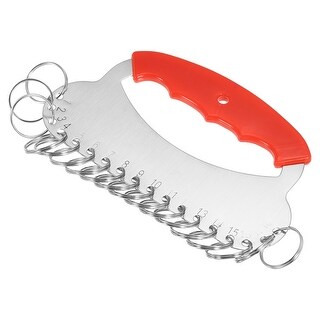 18 Rings Stainless Steel Key Organizer Keyring Holder Management ...