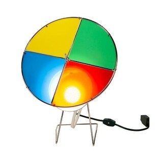 LED Lighted Revolving Color Wheel Christmas Light - 24.5" Multicolor ...