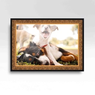 8x13 Frame Gold Real Wood Picture Frame Width 1.75 inches | Interior ...