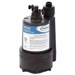 PROFLO 1/3 HP Thermoplastic Submersible Utility Pump - Bed Bath ...