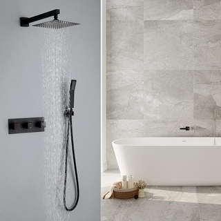 Matte Black two-function concealed shower system - Bed Bath & Beyond ...
