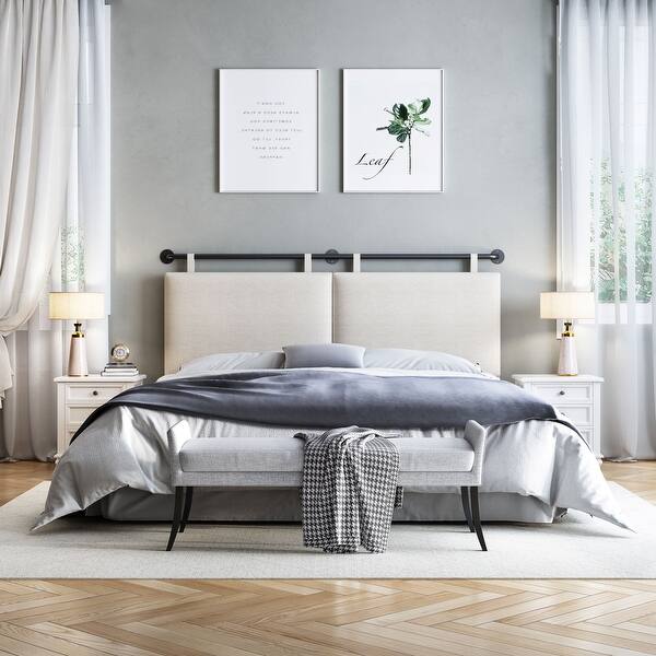 Wayna Wall Mount Upholstered Headboard Flat Headboard Quick Install On Sale Bed Bath Beyond 40700611