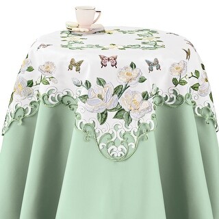 Magnolia Blossoms & Fluttering Butterflies Table Linens - Bed Bath ...