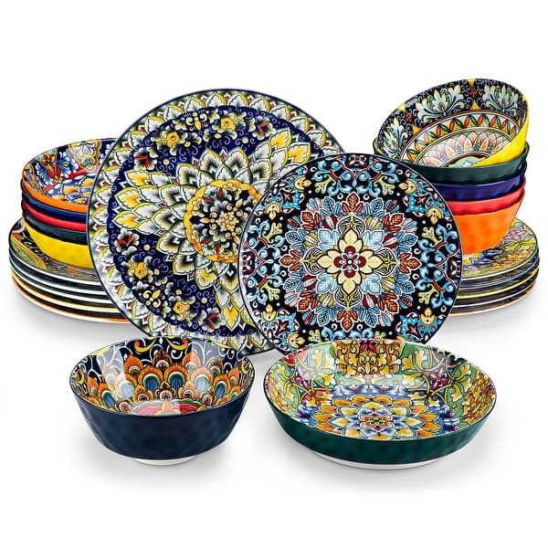 vancasso Bohemian Porcelain Pattern Dinnerware Set - Bed Bath & Beyond ...