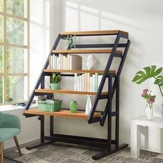 Multifunctional solid wood folding conversion table/ Bookshelves - Bed ...