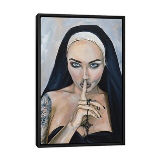 iCanvas "Wicked Nun 2" by Mark F0x Framed Canvas Print - Bed Bath ...
