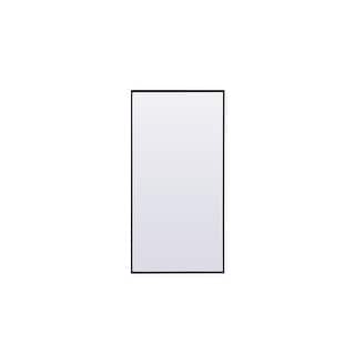 Indigo Home Metal Frame Rectangle Full Length Mirror 30x60 Inch - Bed ...