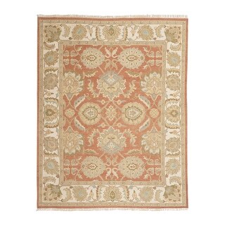 Rust/Ivory Soumak Flatweave Area Rug - Bed Bath & Beyond - 37161204