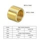 3x Thread Reducing Nut Male to Female Adapter 10mm Long Sleeve Reducer ...