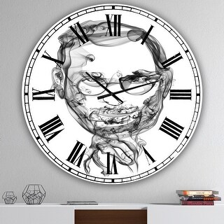 Designart 'Steve Jobs' Oversized Modern Wall Clock - Bed Bath & Beyond ...