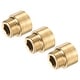 Brass Extension Pipe Fitting Coupling Adapter Connector - Bed Bath ...