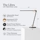 Brightech Libra 39 in. Classic Black Dimmable LED Industrial Desk Lamp ...
