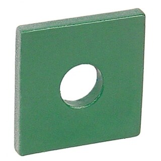10 Pcs, 1-5/8 in. Square Strut Washer, for 3/8 in. bolt, Green, Steel ...