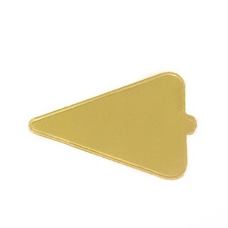 50 Gold Metallic 5" Triangle Cake Boards - Bed Bath & Beyond - 42634626