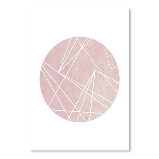 Americanflat - Minimalist Light Pink Circle Print by Pop Monica - 16 ...