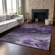 Premium Washable Super Soft Contemporary Abstract Mayfield Rug - Bed ...
