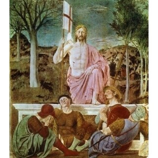The Resurrection C.1463 Piero Della Francesca Fresco Palazzo Communale ...