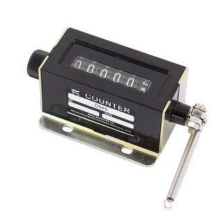 D94S 6 Digits Resettable Mechanical Pulling Stroke Pull Tally Counter ...