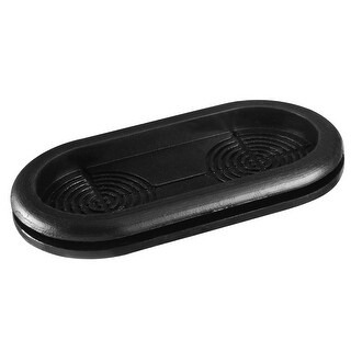 Rubber Grommet Mount Size 75x35mm Oval Double-Sided f Wire Protection ...