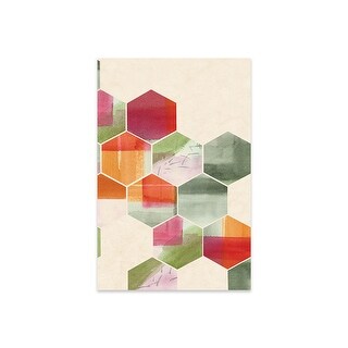 Color Pop Honeycomb I Print On Acrylic Glass by Grace Popp - Bed Bath ...