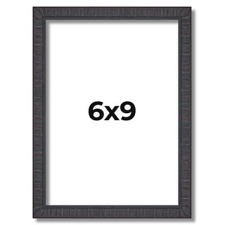 6x9 Frame Brown Solid Wood Picture Frame - Complete Modern Photo Frame ...