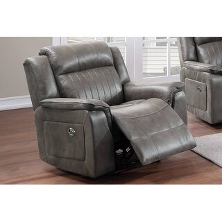 Oversized Textured Fabric Pushback Recliner - Bed Bath & Beyond - 40760701